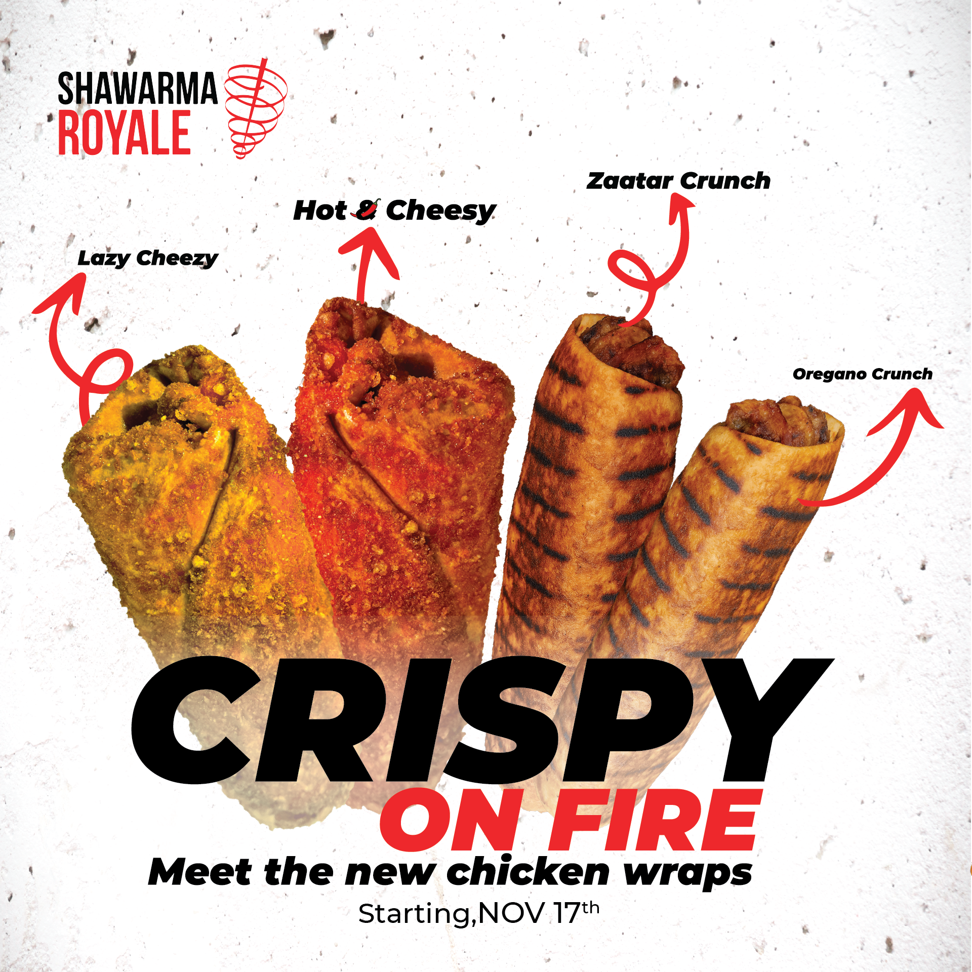 Crispy on Fire - Shawarma Royale